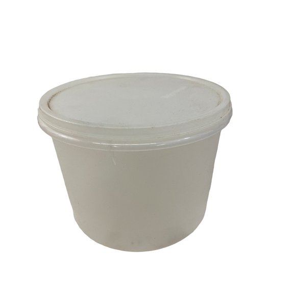 Tupperware | Kitchen | Vintage Round Tupperware Canister White | Poshmark